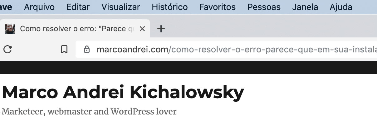 O que significa "slug" no WordPress? - Marco Andrei Kichalowsky